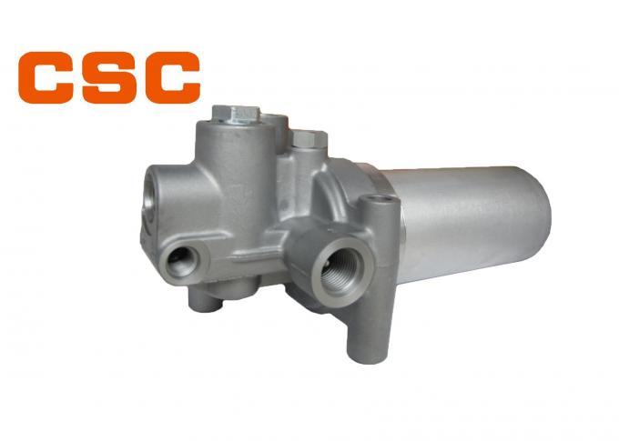 Silver Color Oil Filter For Excavator ZAX200 4611025 4408959 Pilot Cell ...