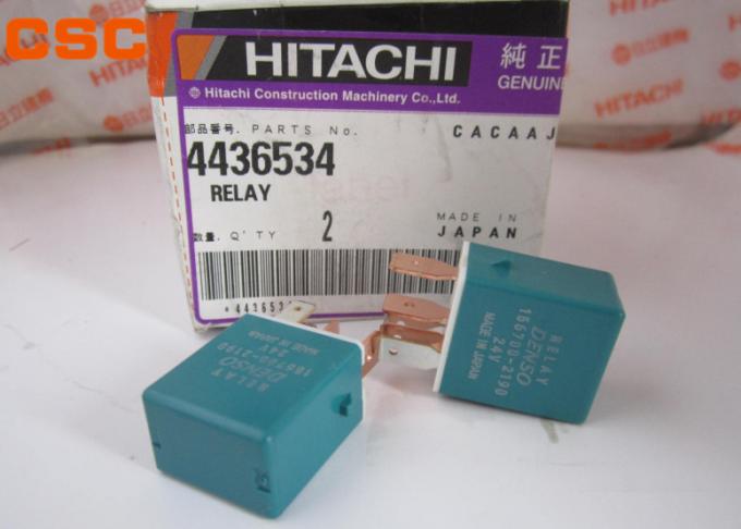Steel Hitachi Excavator Electric Parts Original Relay 4436534 For ZAX ...